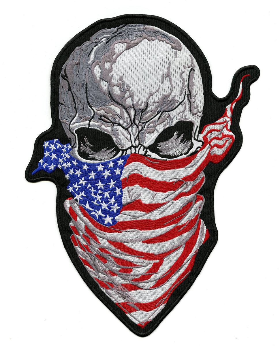 Ruthless Half skull Patch| Victory Leathers